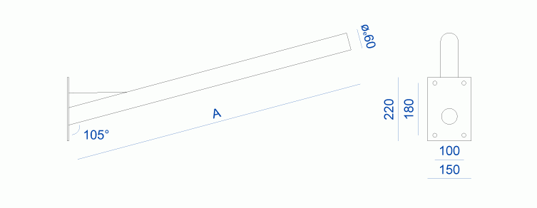 Tubo Wall Bracket - IRAPP | Siraj